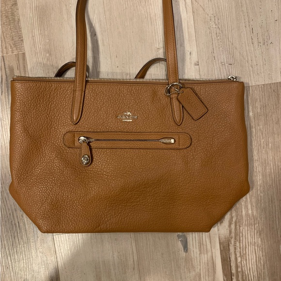 Coach | Bags | Coach Leather Tote Bag | Poshmark